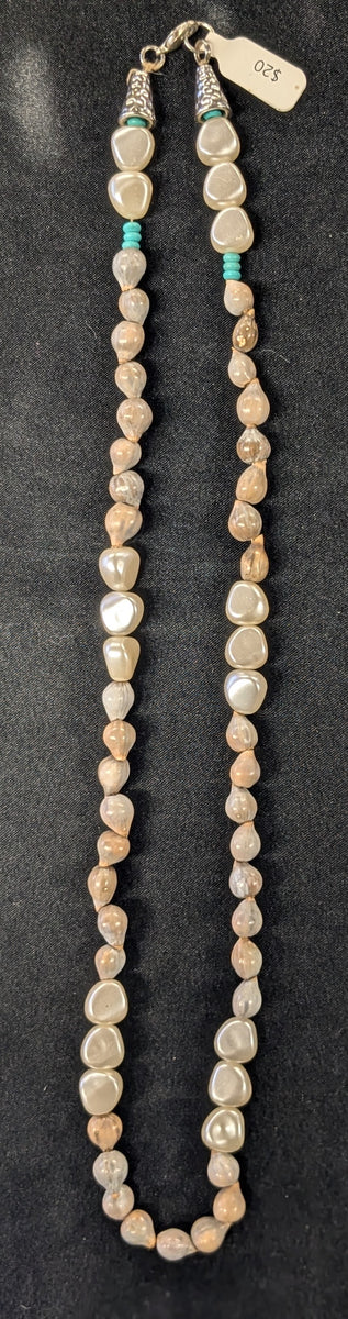 Corn Bead Necklace – Chris Crosby’s Purple Coyote